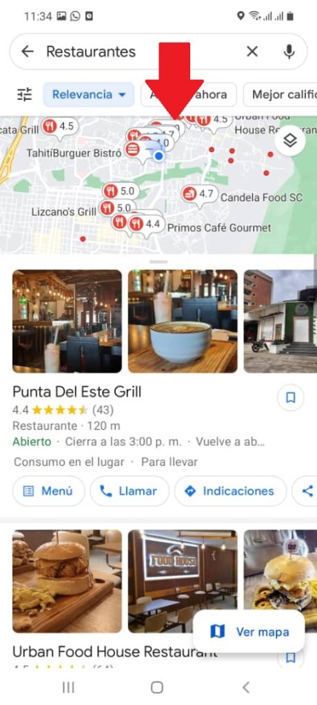 ¿Cómo encontrar restaurantes cerca de mi ubicación con Google Maps ...